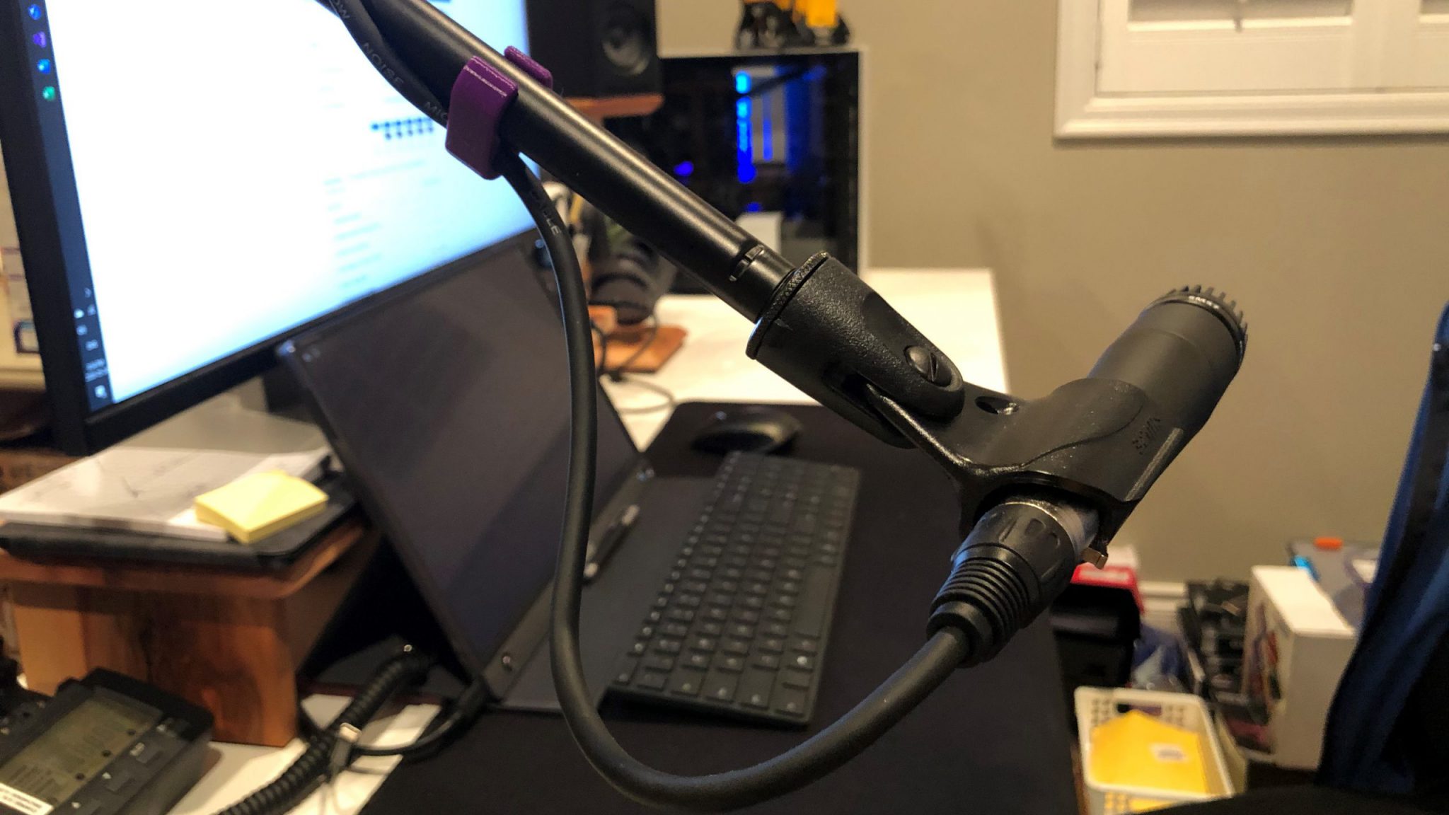 3D Printed Cable Clips for On Stage Stands Tripod Boom Microphone Stand ...